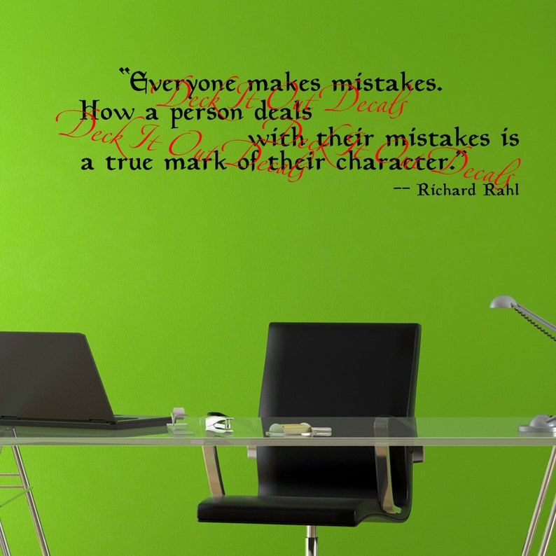 Quote "everyone Makes Mistakes. How a Person Deals With Their Mistakes ...