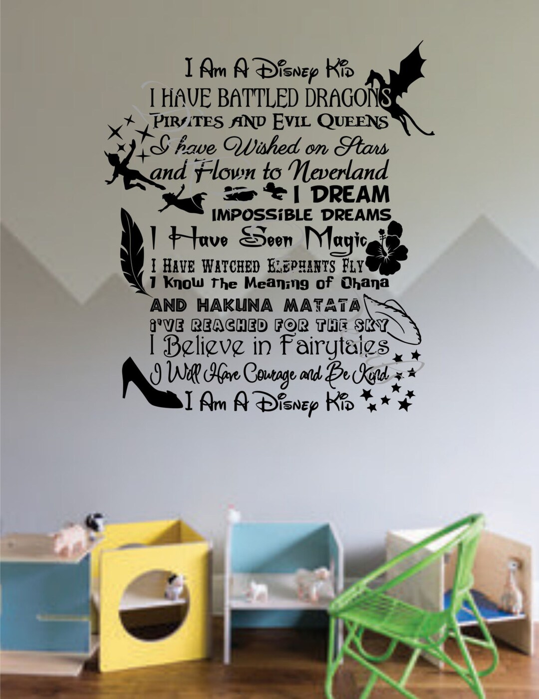 I Am a Disney Kid With Art EDE00085 - Etsy