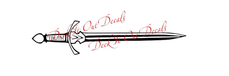 Hand Drawn Sword of Truth Inspired From the Sword of Truth - Etsy