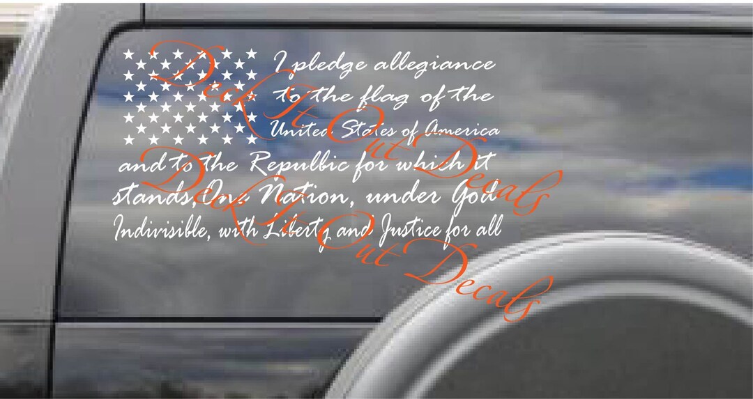 Pledge of Allegiance Flag Layout Military Fire Fighter Police Officer ...