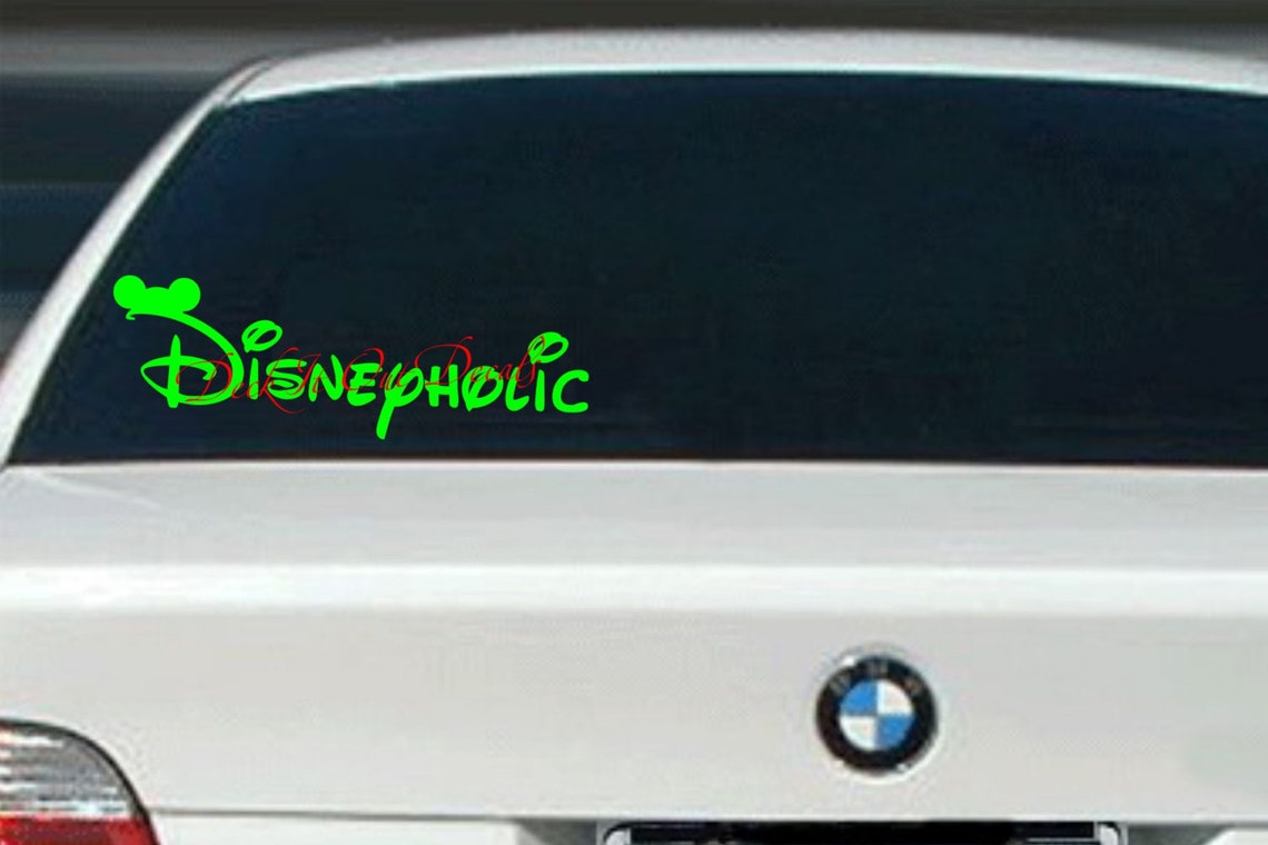 Disneyholic Vinyl Wall/car Decal.... E00196 - Etsy