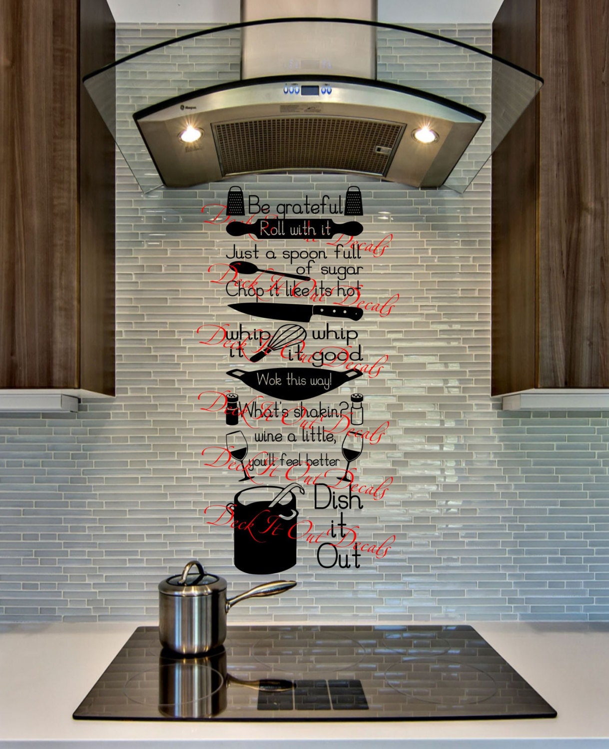 Funny Kitchen Sayings Vinyl Wall Decal E00263 | Etsy