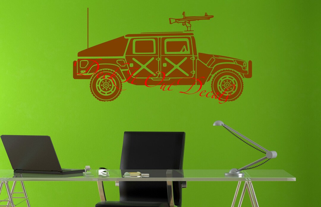 Military Humvee/hummer Vinyl Wall Decal.... E00126 - Etsy