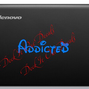 Addicted with Disney ears Vinyl wall/car decal.... E00198 | Etsy