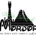 Disney Inspired Mordor one Does Not Simply Walk In Quote Vinyl Wall ...