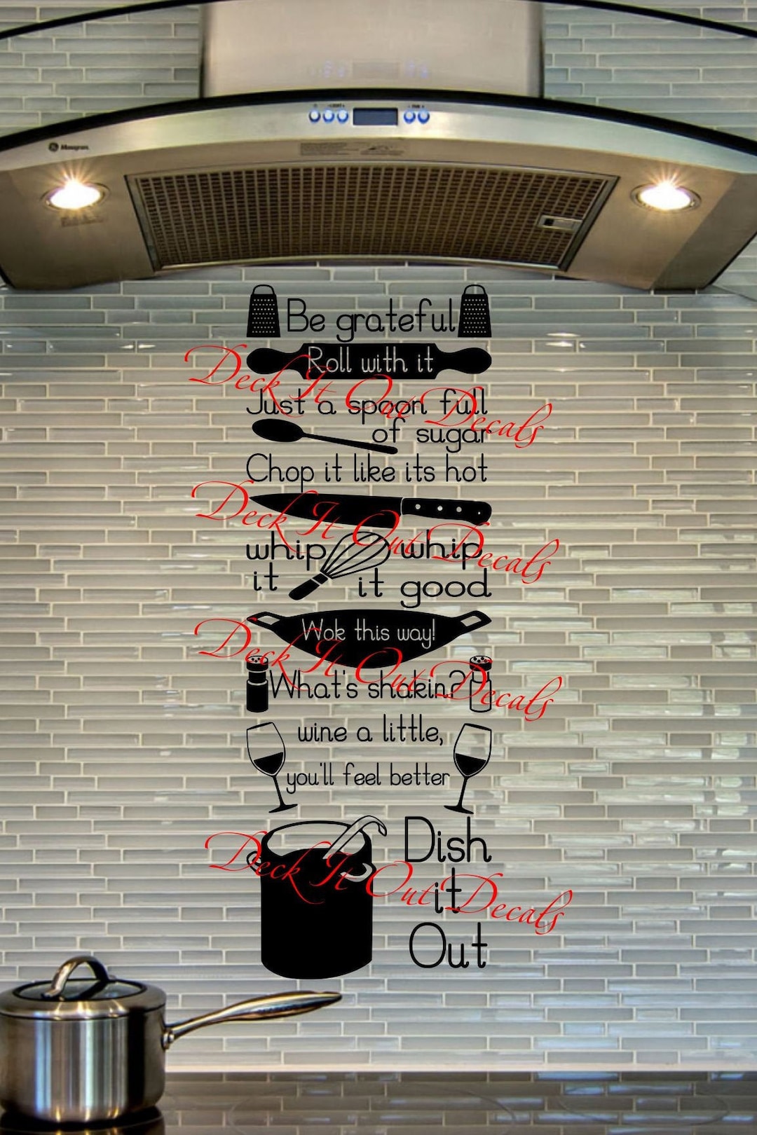 Funny Kitchen Sayings Vinyl Wall Decal E00263 - Etsy