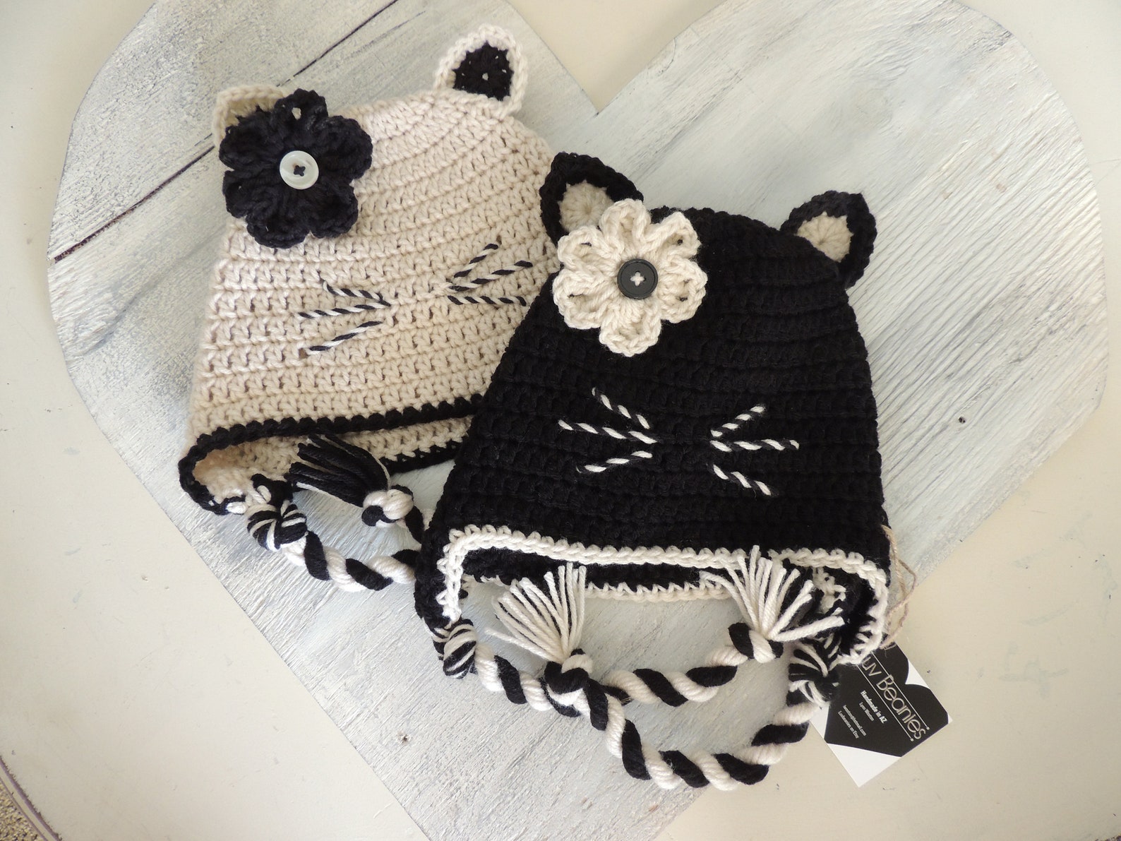 Crochet Kitty Hat Kitty Hats Cat Hats Kids Hats Girls - Etsy