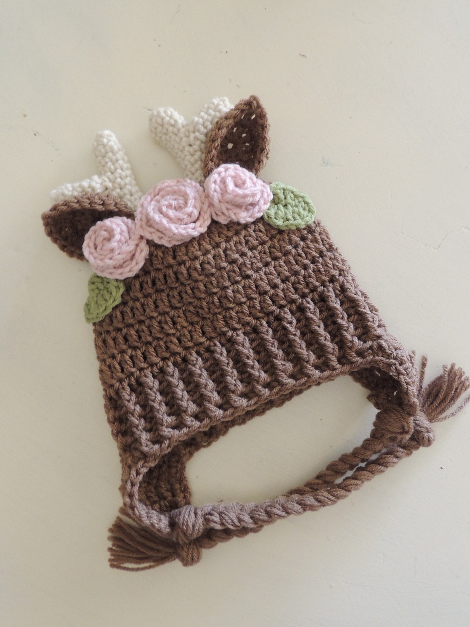 Deer Hat, Deer Beanie, Luv Beanies, Crochet Deer Hats, Baby Hats, Kids ...
