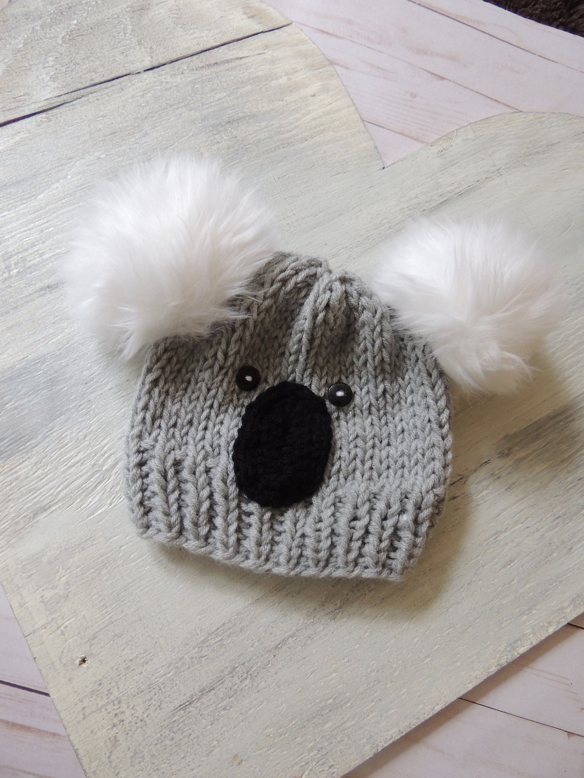 Knit Koala Beanie Koala Hats Koala Bear Beanie Baby Koala | Etsy