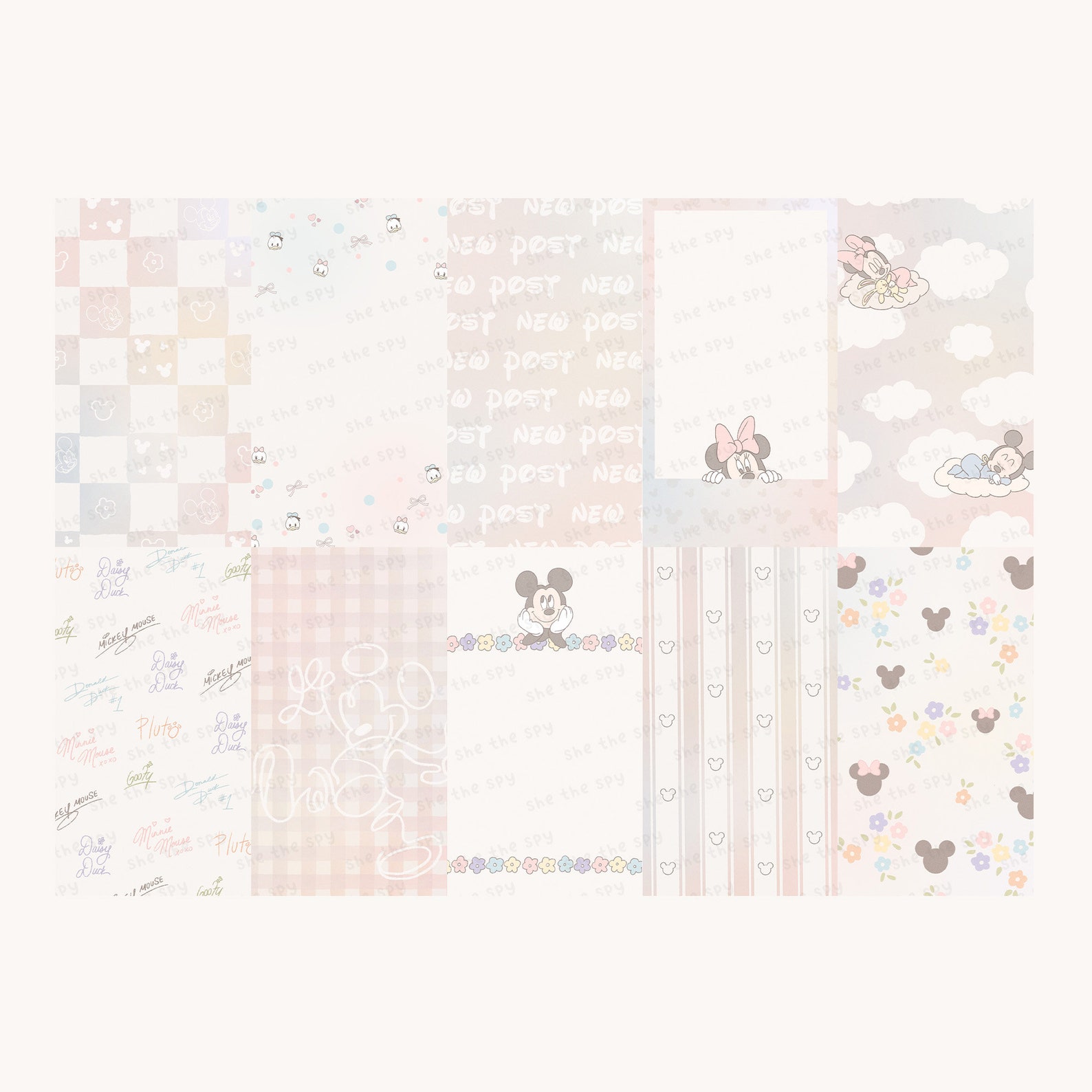 Magic Instagram Story Backgrounds Bundle Theme Park Backgrounds ...