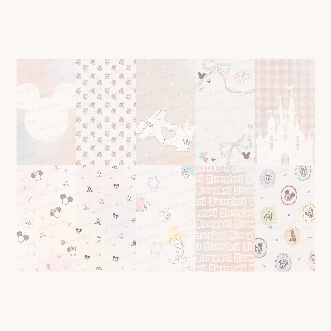 Magic Instagram Story Backgrounds Bundle Theme Park Backgrounds ...