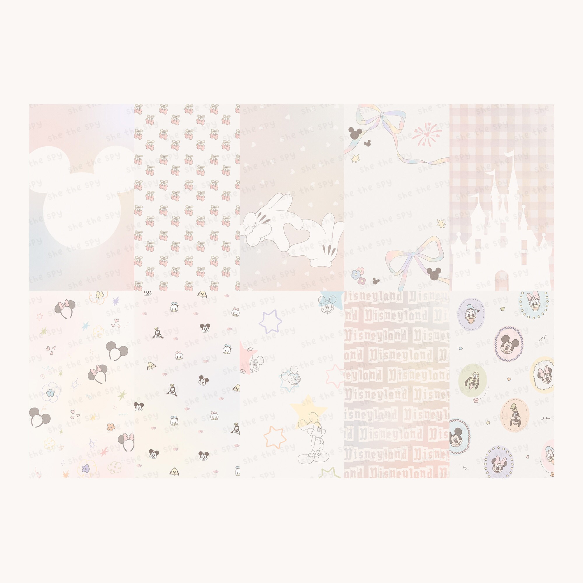 Magic Instagram Story Backgrounds Bundle Theme Park Backgrounds ...