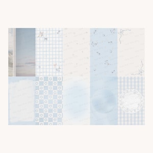 Blue Instagram Story Backgrounds Bundle Pastel Blue Backgrounds Pale ...