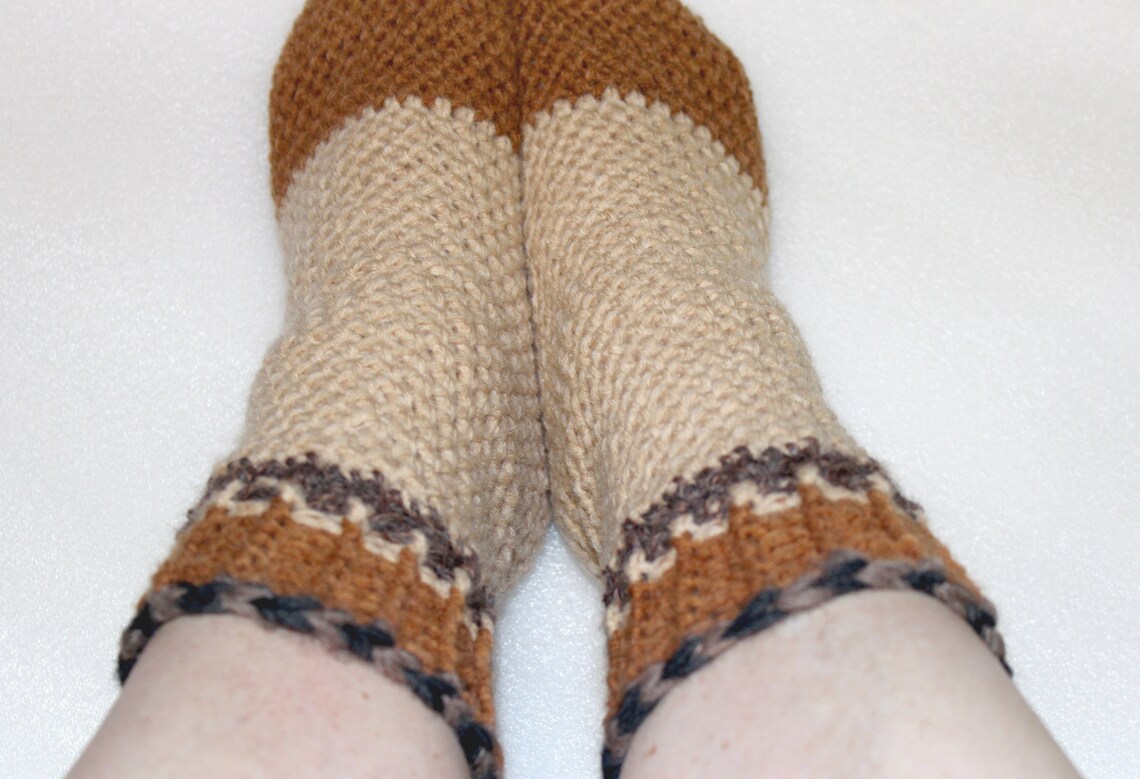 Crochet Sock Pattern Ankle Socks House Socks Pattern | Etsy