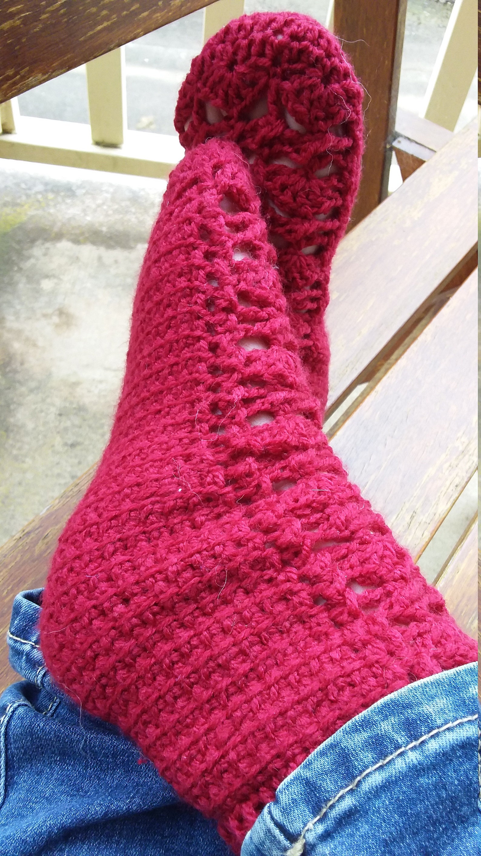 Crochet Ankle Sock Pattern. Lace Top and Solid Sole. Ideal for Around ...