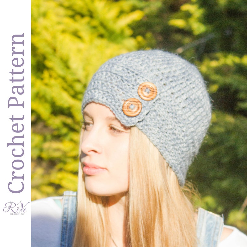 Crochet Button Hat - Etsy