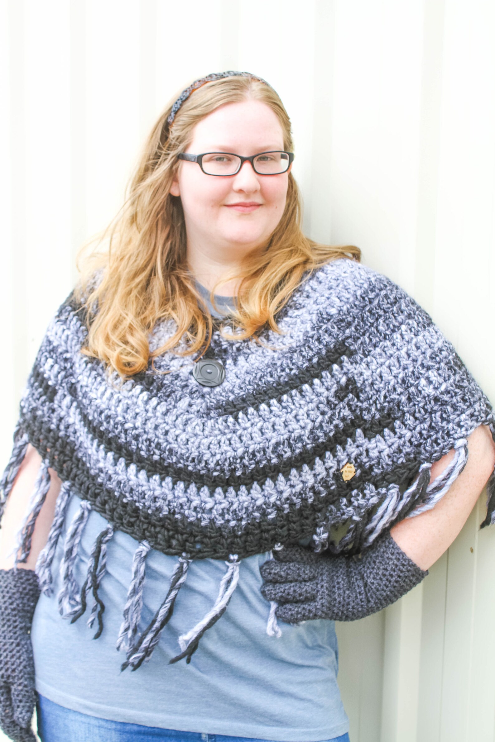 Chunky Crochet Poncho Pattern, Beginners Poncho, Beginner Crochet ...