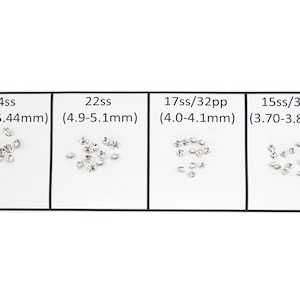 Pointed Back Foiled Rhinestones - Etsy