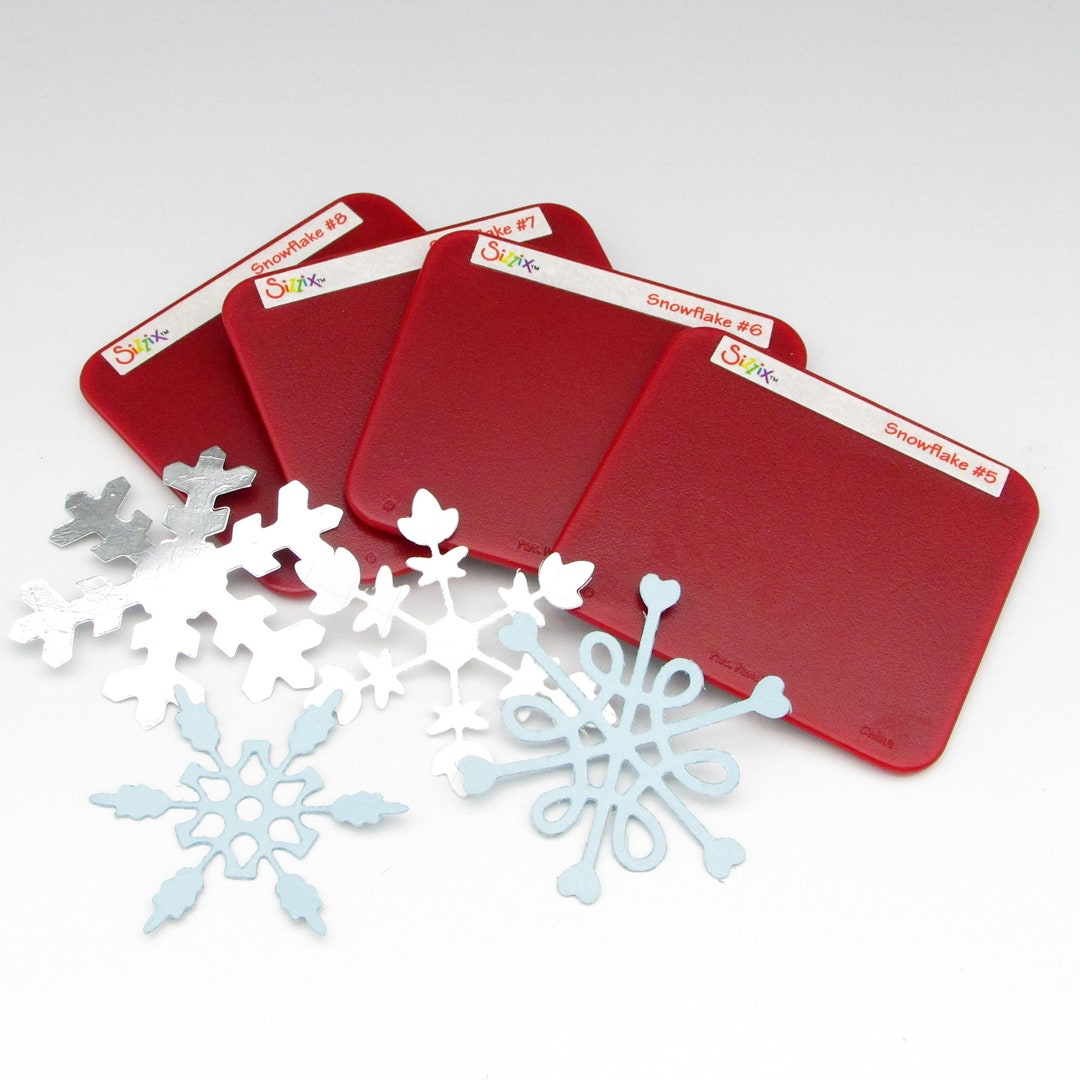 Sizzix Sizzlits Dies, 2 1/4” Square, 4pc Set - Etsy