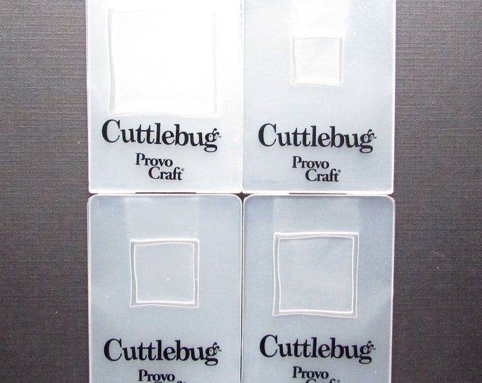 2 1/2" Embossing Folders, 4pc Cuttlebug Set, Choice of Pattern - Etsy