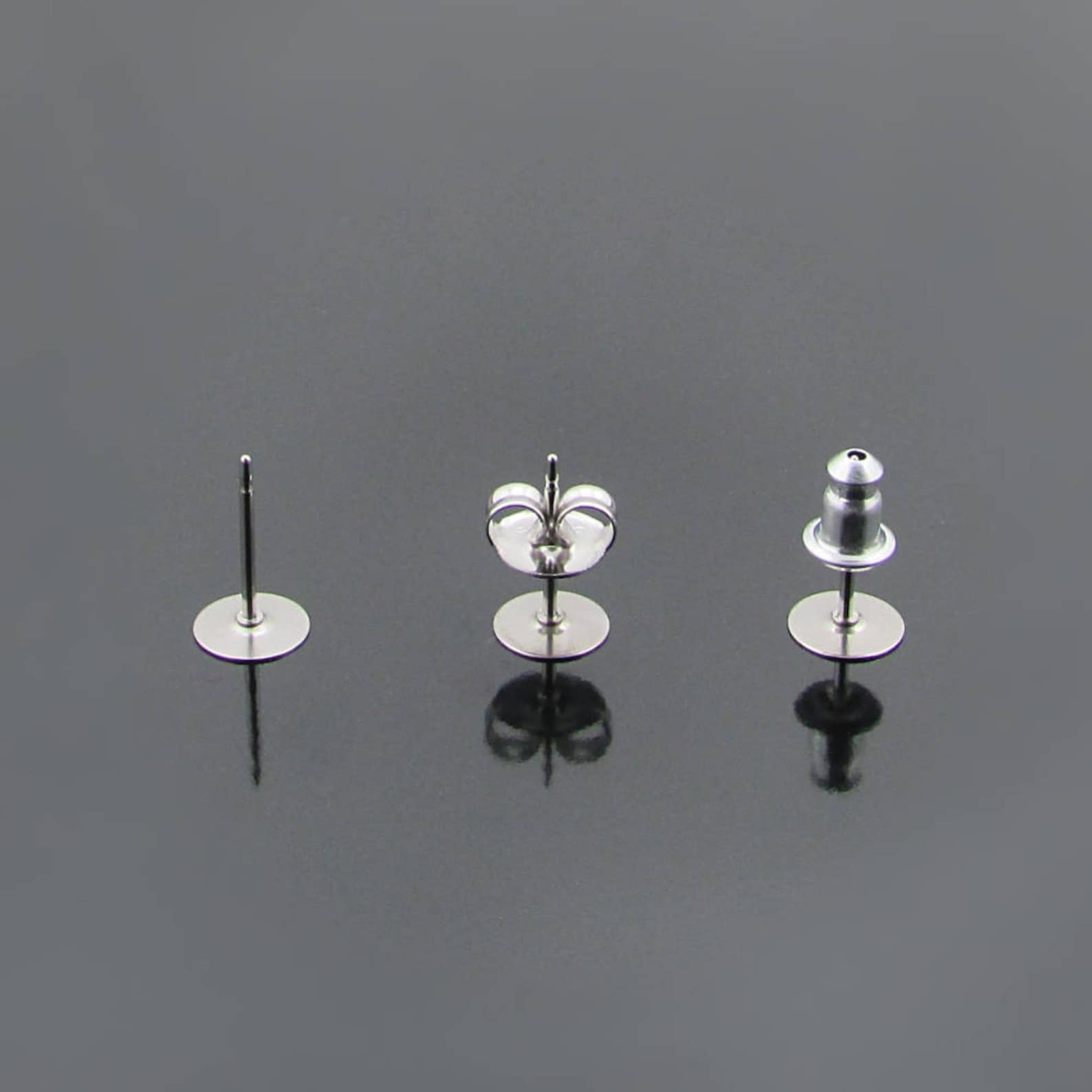 100 6mm Stainless Steel Earring Posts - Etsy