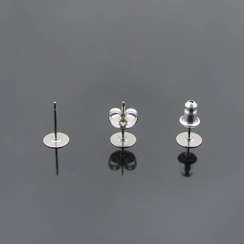 100 6mm Stainless Steel Earring Posts - Etsy