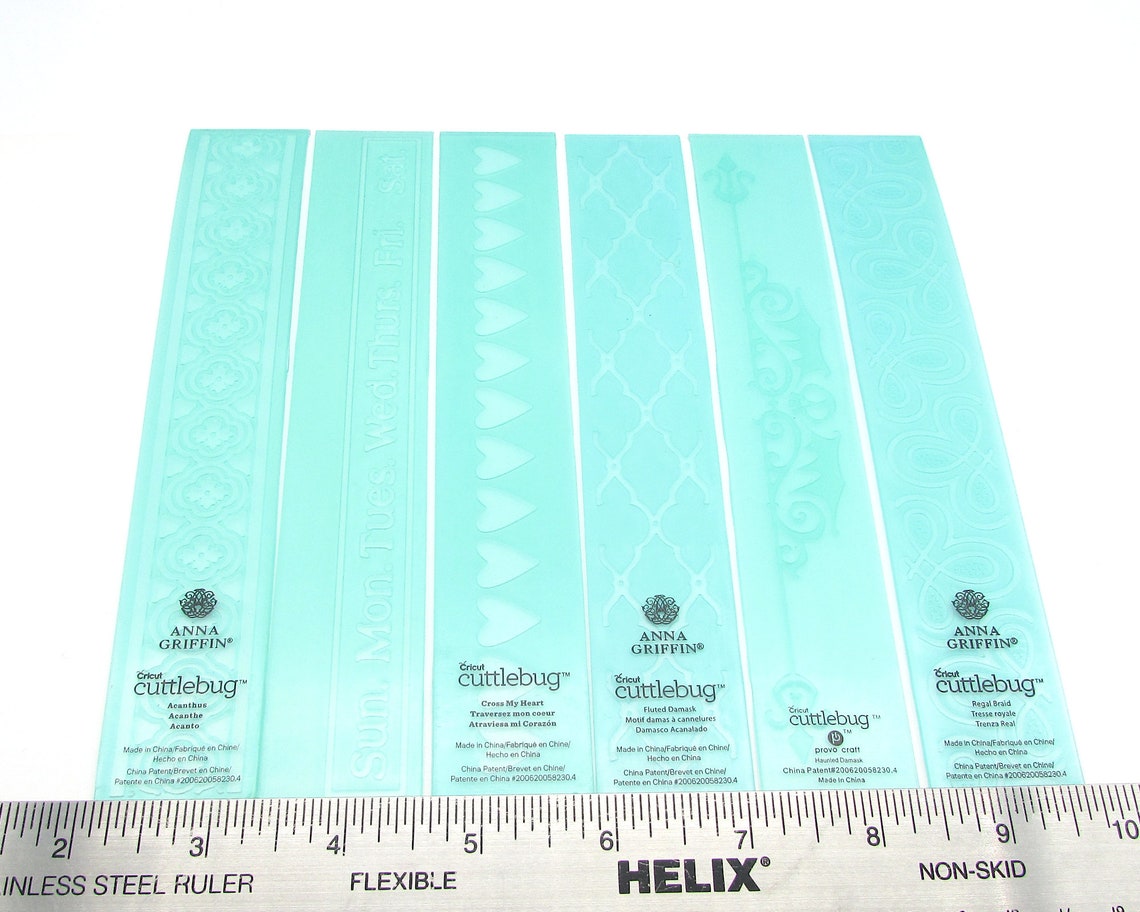 Cuttlebug Embossing Folder 7.25 Border | Etsy