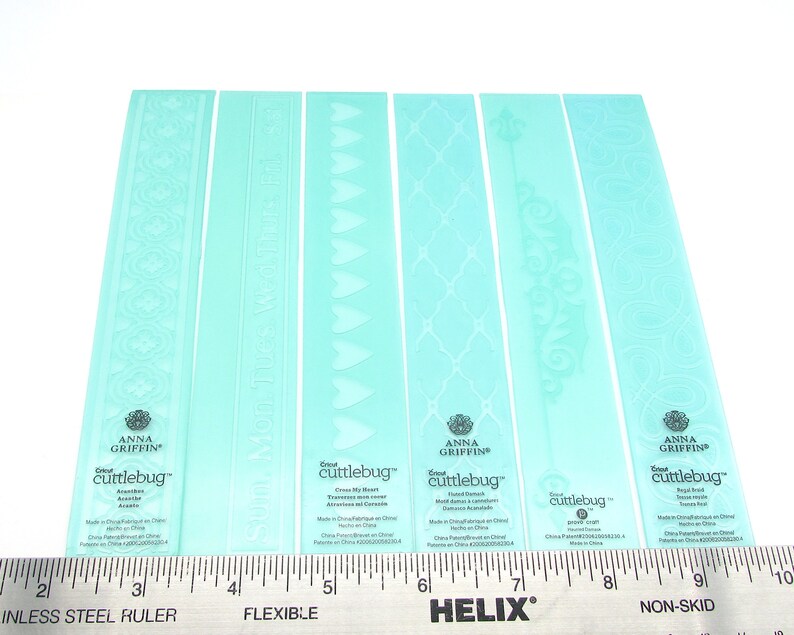 Cuttlebug Embossing Folder, 7.25" Border - Etsy
