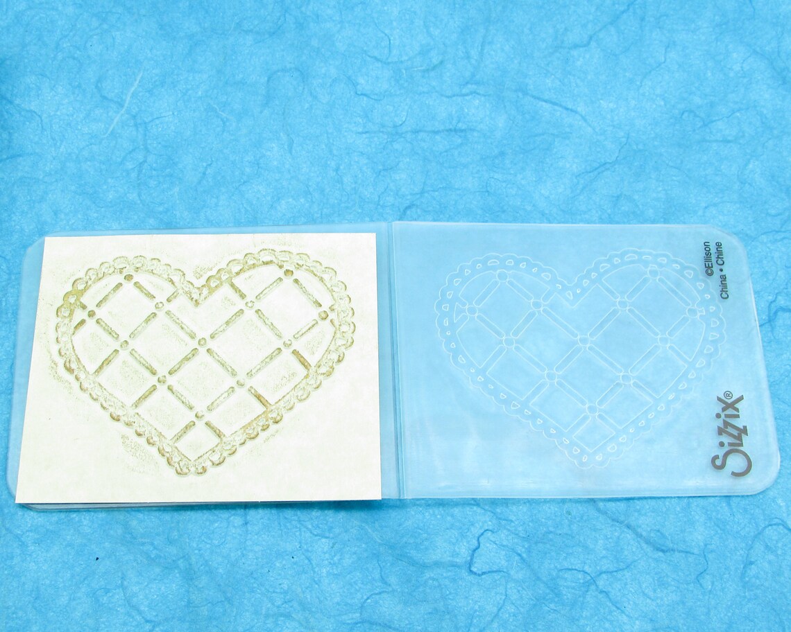 Small Embossing Folder Sizzix Choice of Pattern - Etsy