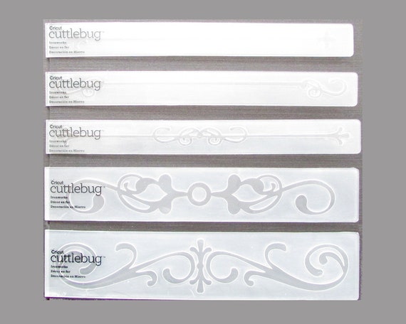 Cuttlebug Embossing Folder Set 5.75 Border Strips - Etsy