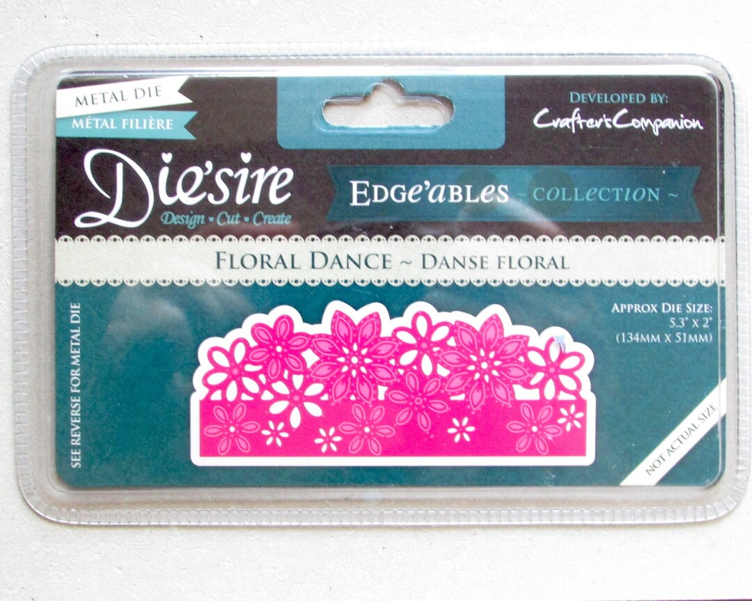 Floral Metal Edge Cutting Die NIP Crafter's Companion - Etsy