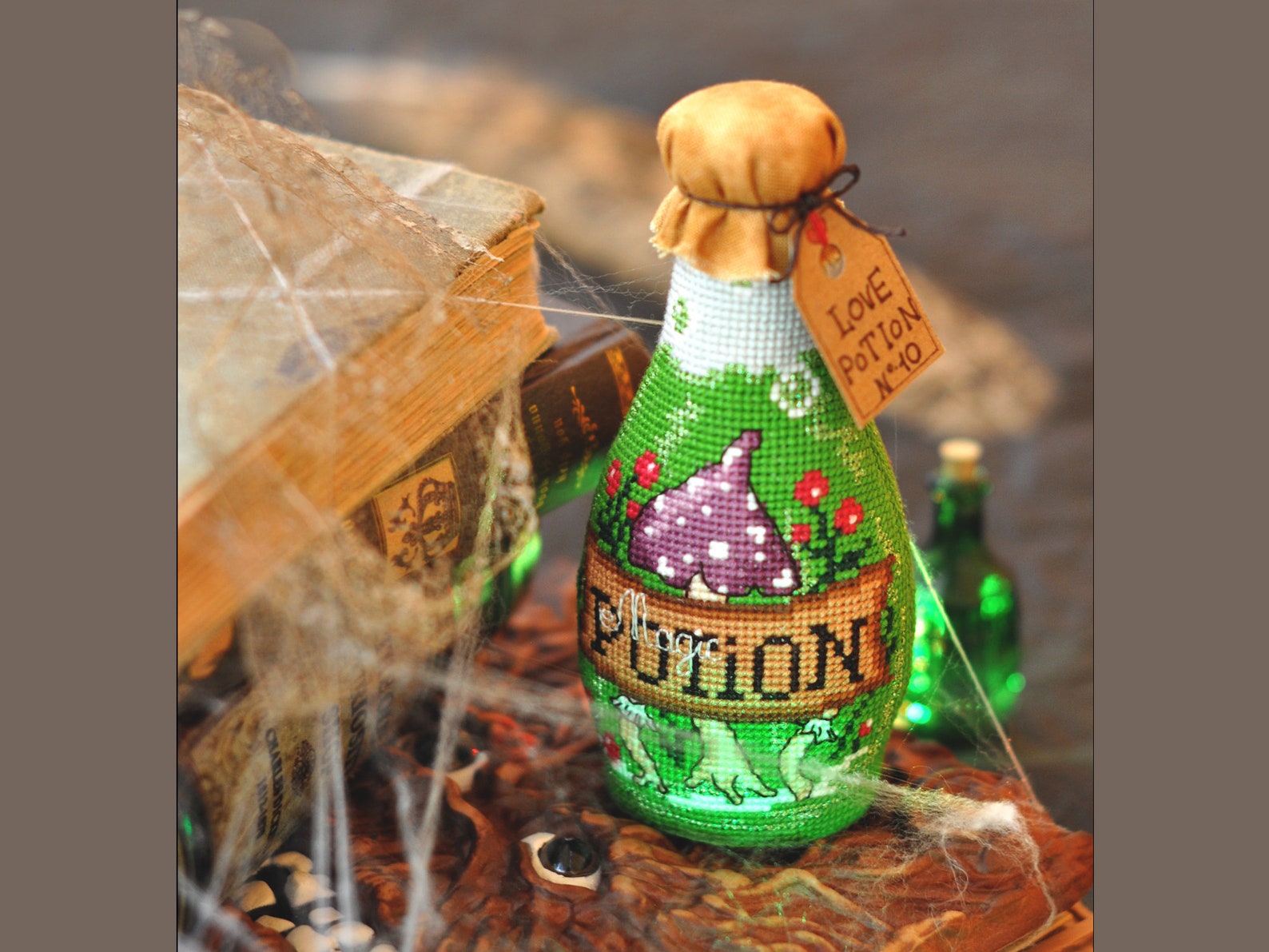 Potion Cross Stitch Pattern. Halloween Cross Stitch Patterns. - Etsy