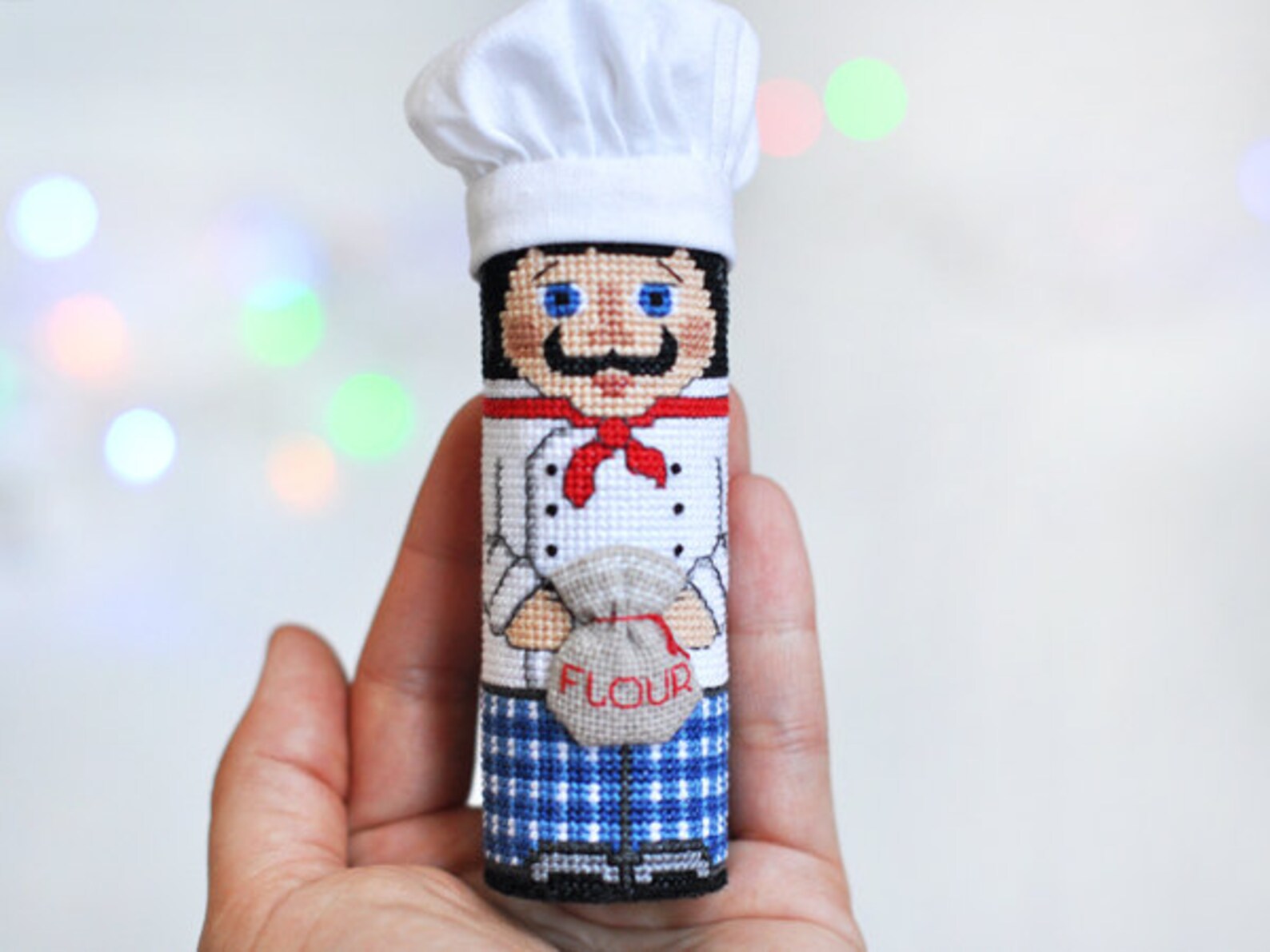 Christmas Cross Stitch Pattern. Chef Cross Stitch Christmas - Etsy