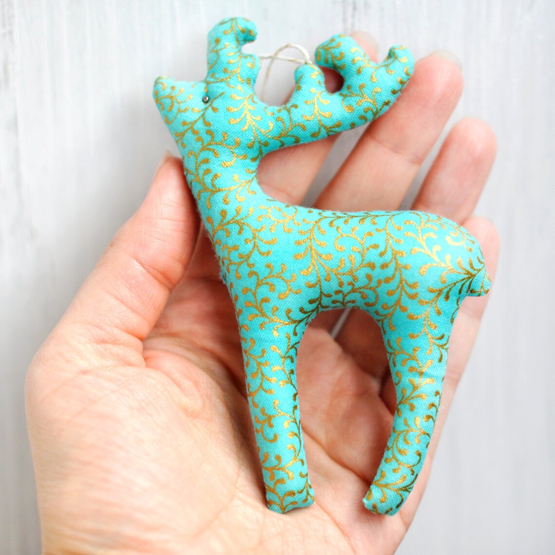 Reindeer Sewing Pattern, Christmas Ornament (PDF Pattern) - Etsy