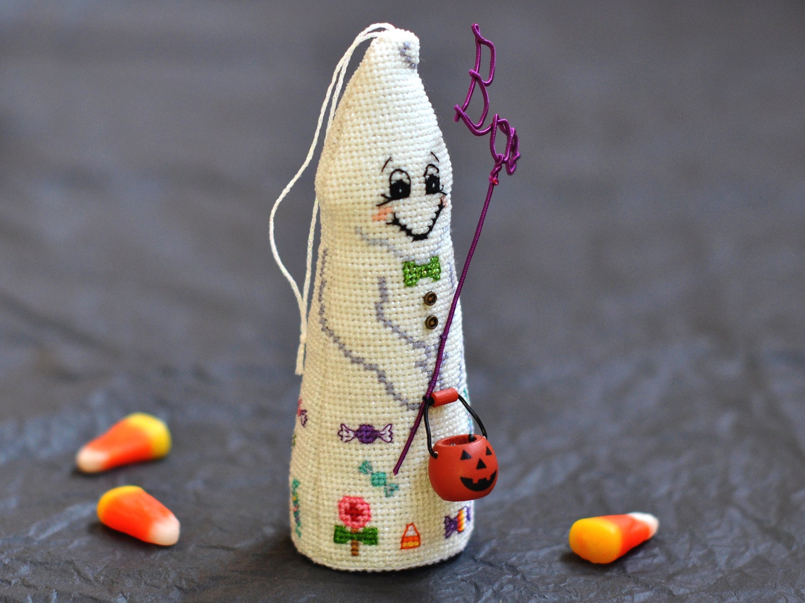 Ghost Cross Stitch Pattern. Halloween Cross Stitch Pattern. - Etsy