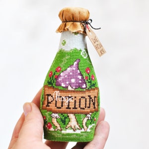 Potion Cross Stitch Pattern. Halloween Cross Stitch Patterns. Witches ...