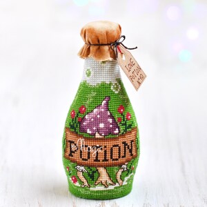 Potion Cross Stitch Pattern. Halloween Cross Stitch Patterns. Witches ...