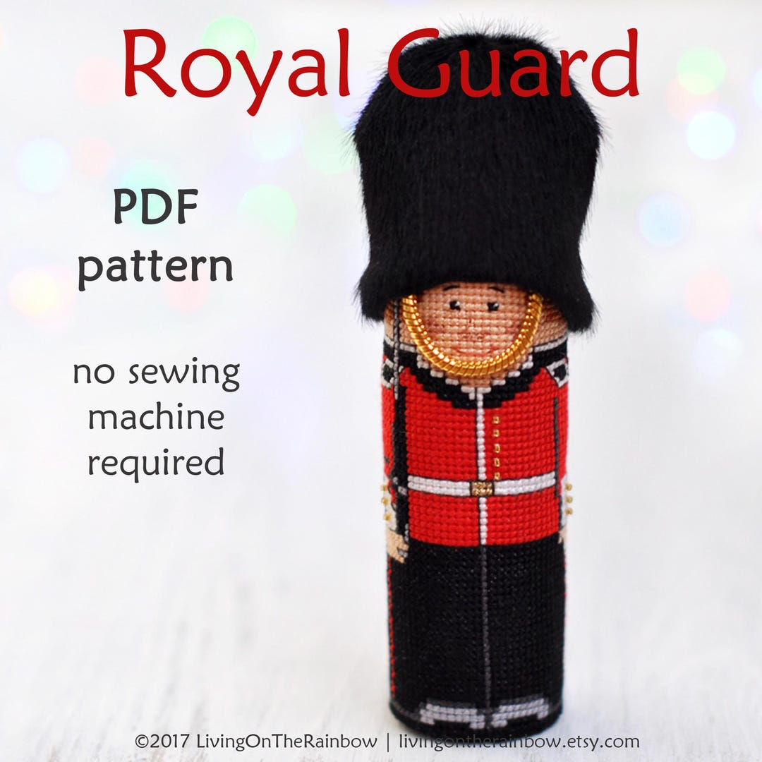 Christmas Cross Stitch Pattern. Royal Guard Cross Stitch. Soldier Cross ...