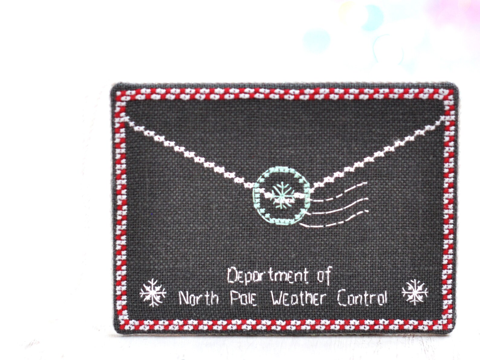 Let It Snow Cross Stitch Pattern. Christmas Card Cross Stitch - Etsy