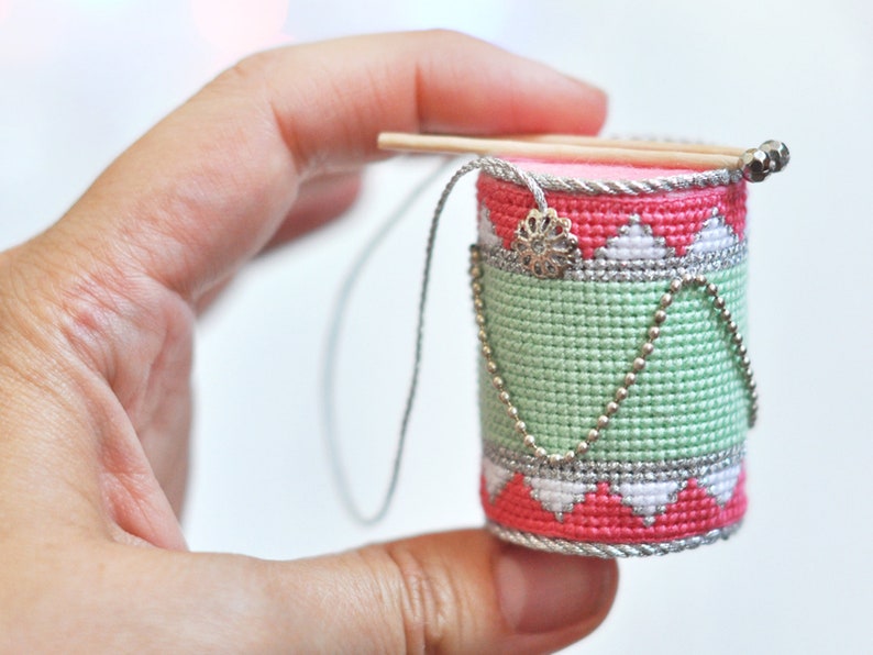 Christmas Ornament Cross Stitch Patterns: Santa, Elf, Snowman, Mrs ...