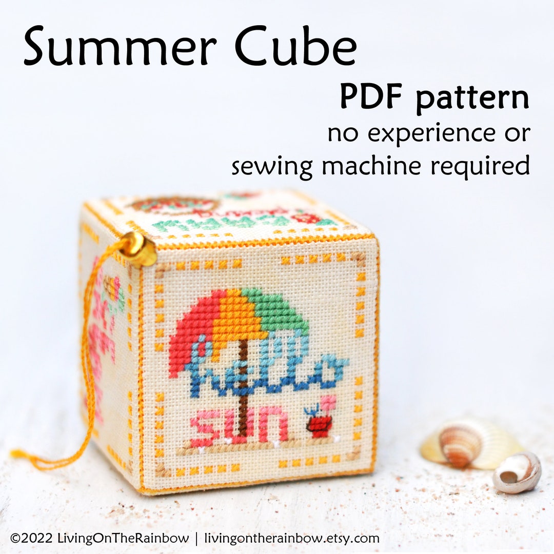 Summer Cross Stitch Pattern. Sun Cross Stitch Pattern. Cross Stitch ...