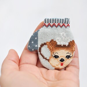 Christmas Mitten Cross Stitch Patterns: Vintage Mugs, Ornaments DIY ...