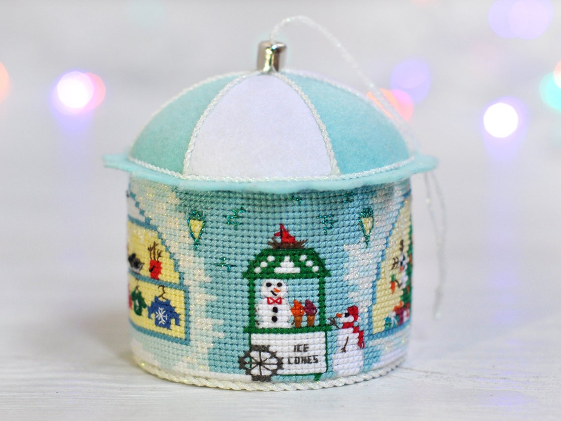 Winter House Cross Stitch Pattern. Christmas Cottage Cross | Etsy