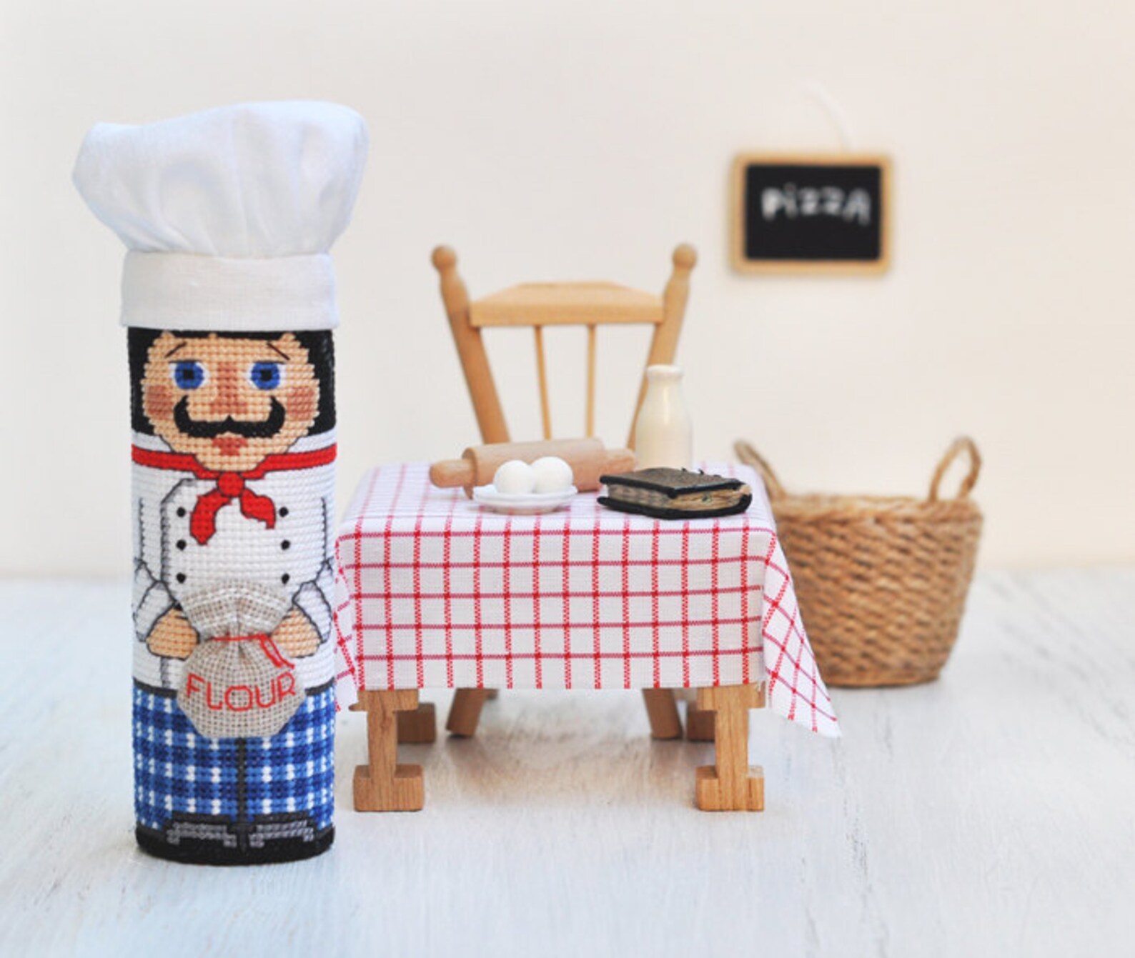 Christmas Cross Stitch Pattern. Chef Cross Stitch Christmas - Etsy