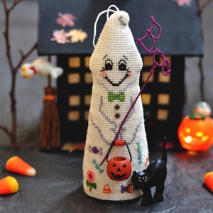 Ghost Cross Stitch Pattern. Halloween Cross Stitch Pattern. - Etsy