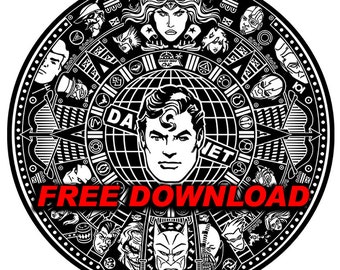 Marvel Azteca Calendar CAD File - FREE (read Description) - Etsy