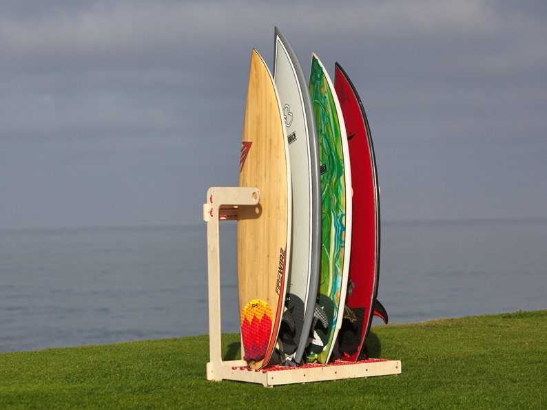 Alexey Surfboard Rack - Free-standing, Vertical Rack for Surfboards - Etsy
