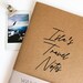 Travel Notes Notebook // Personalised // Adventure Journal // Lined or ...