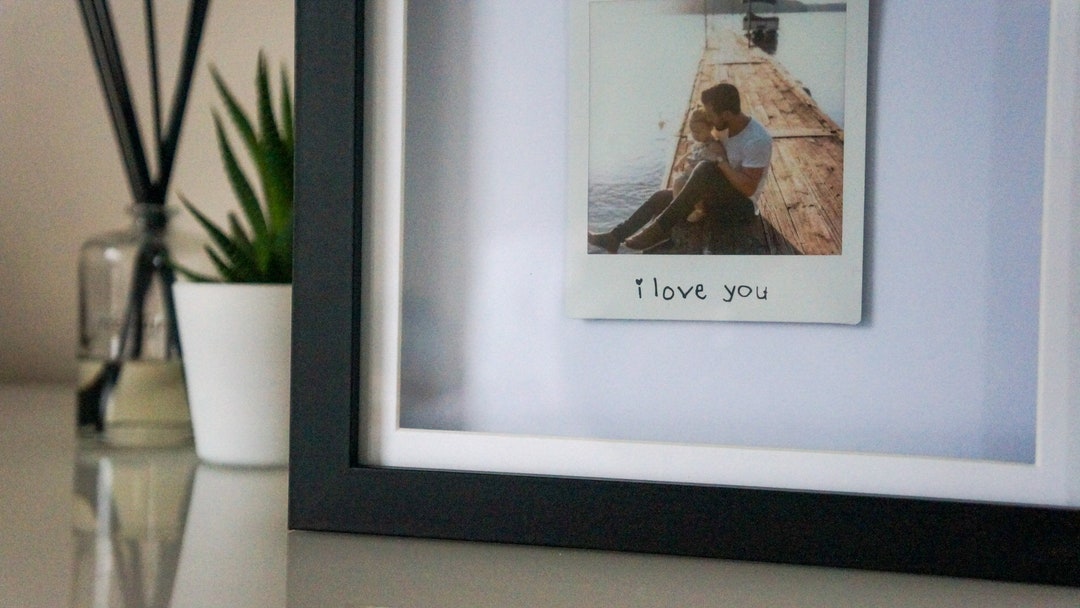 First Fathers Day Custom Instax Photo Frame / Personalised Photo and ...