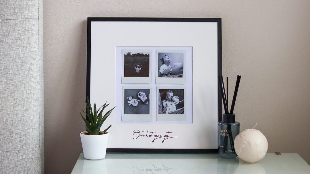 Custom Instax Print Frame // Your Chosen Photos & Text - Etsy